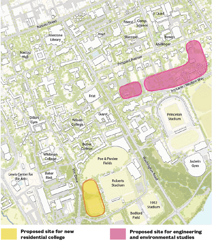 Three Major Projects: University Proposes Sites for Buildings ...
