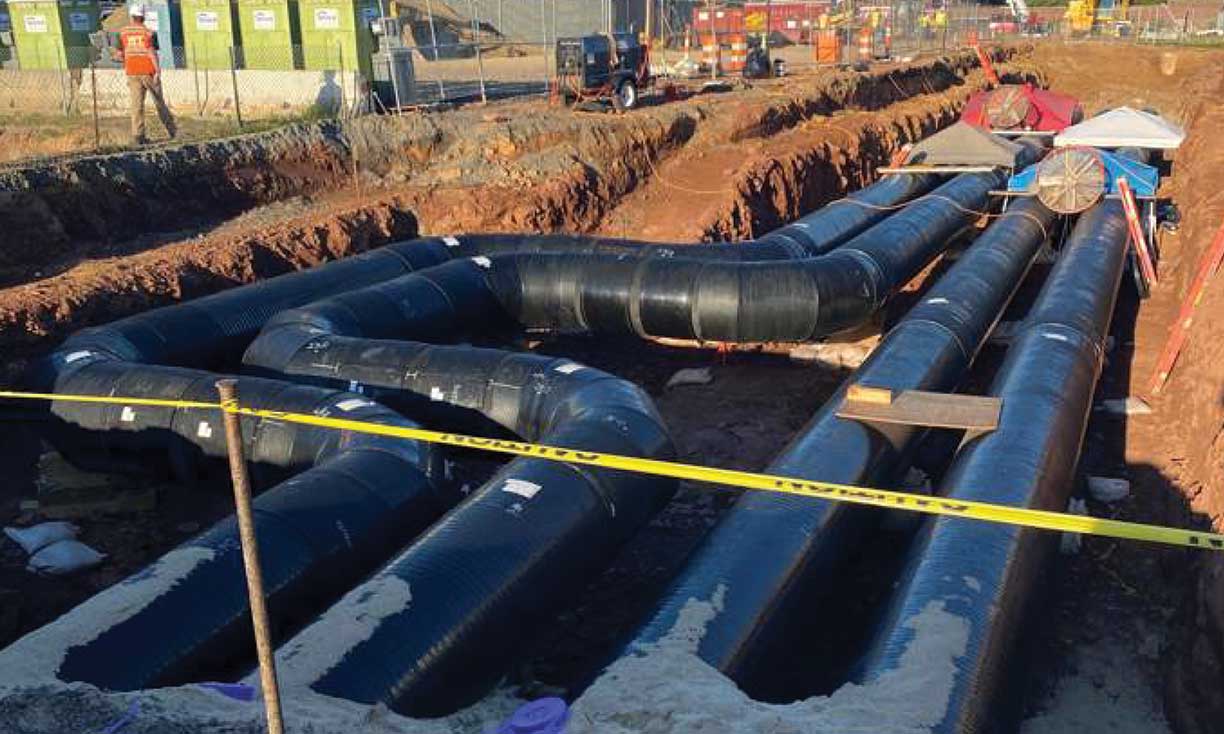Major Construction Underway for New Geo-Exchange Energy System ...