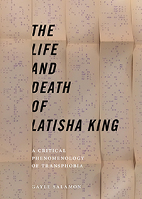 The Life and Death of Latisha King: A Critical Phenomenology of ...