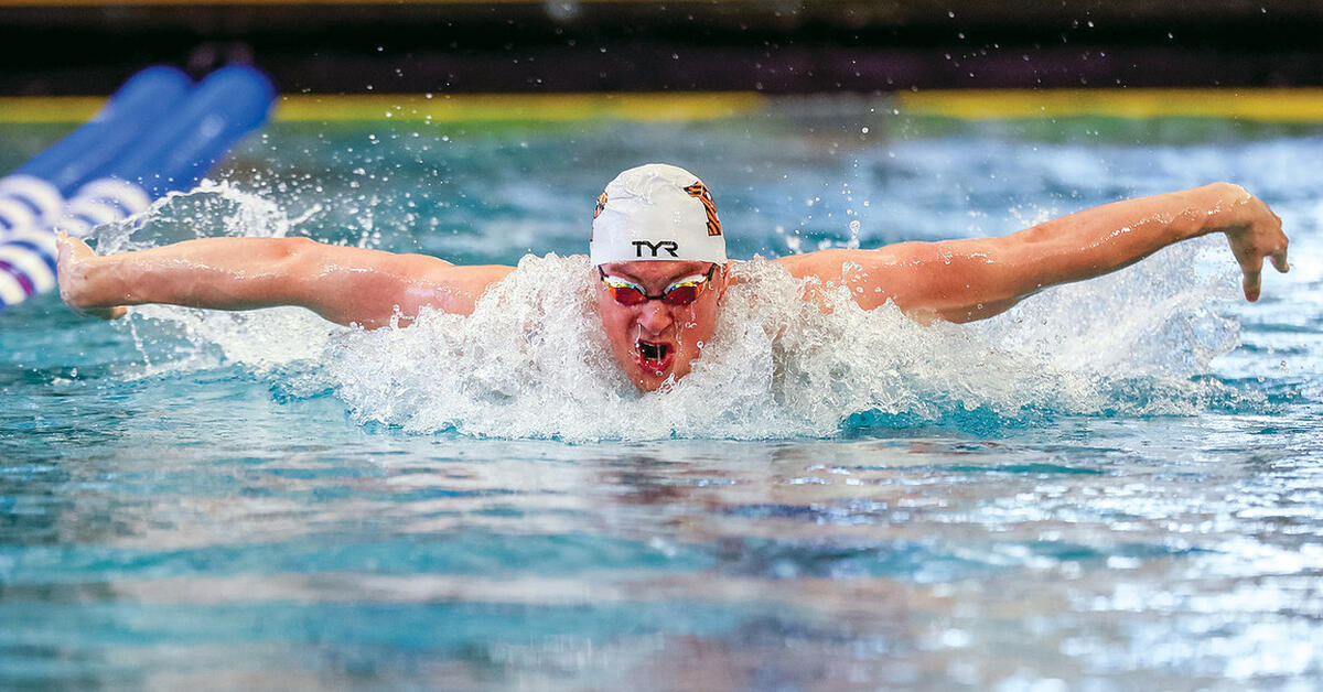 After Starring for Princeton, Swimmer Mitchell Schott ’26 Chases an ...