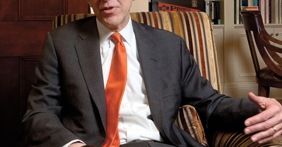 Three Years In: A Conversation with President Eisgruber | Princeton ...