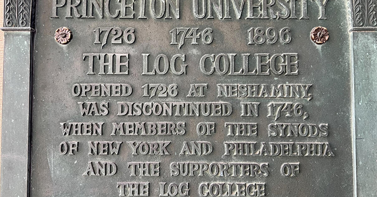 Rally ’Round the Cannon: The Log College | Princeton Alumni Weekly