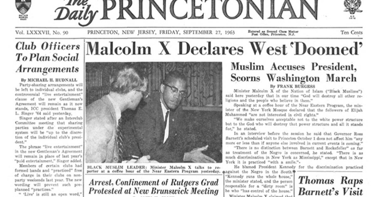 malcolm x 1963 interview