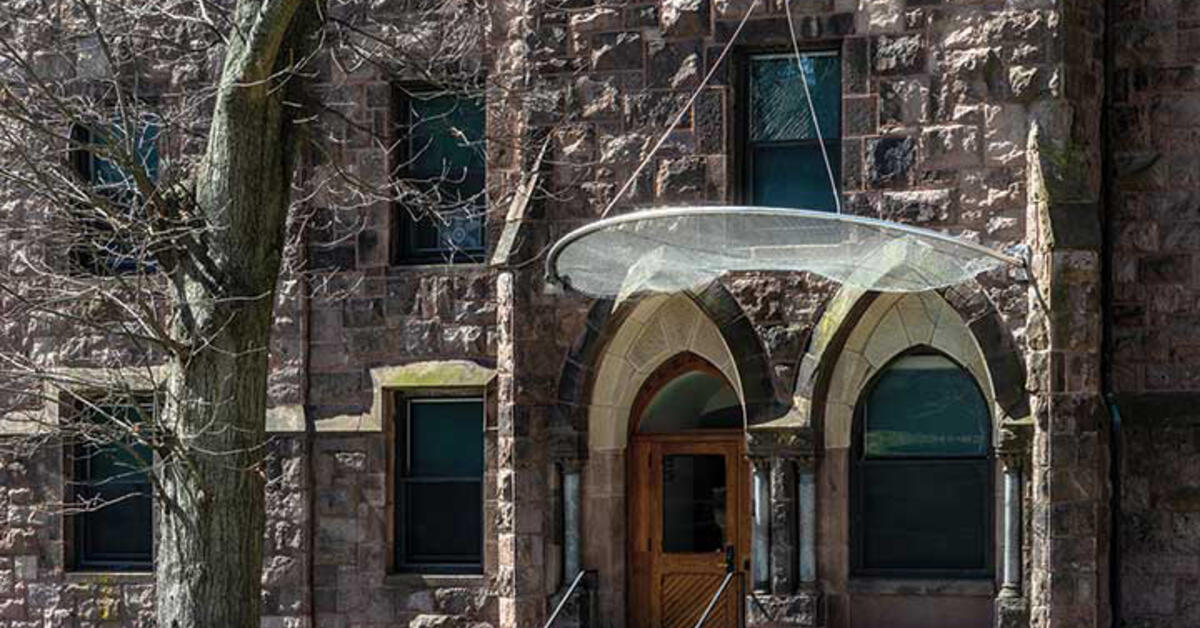 On the Campus: A Skateboarder on Elm Drive | Princeton Alumni Weekly