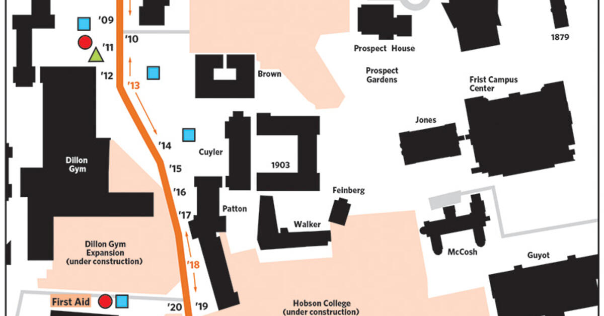 Princeton’s Map for Navigating the 2023 P-rade | Princeton Alumni Weekly