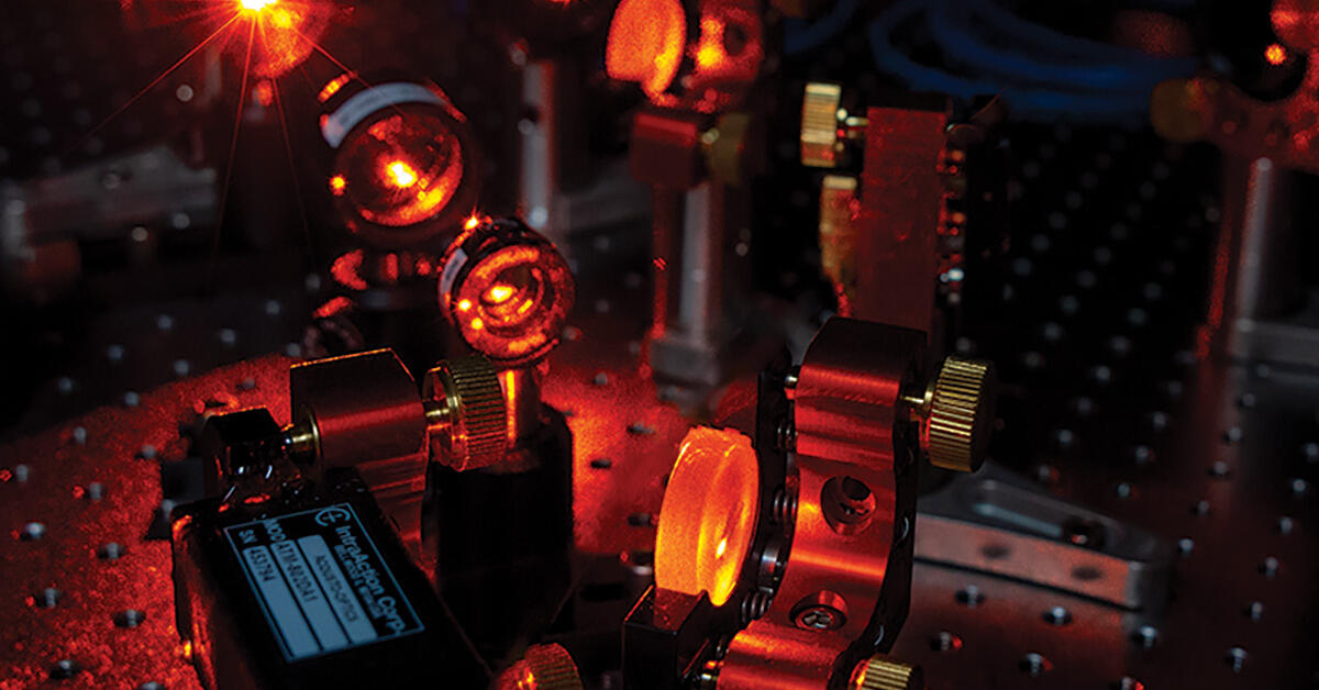 Research Photo: Laser Focus | Princeton Alumni Weekly