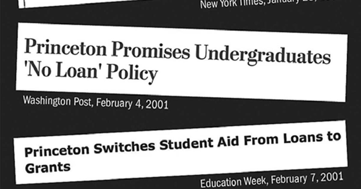 Twenty Years Later: Princeton’s Visionary Financial Aid Program ...